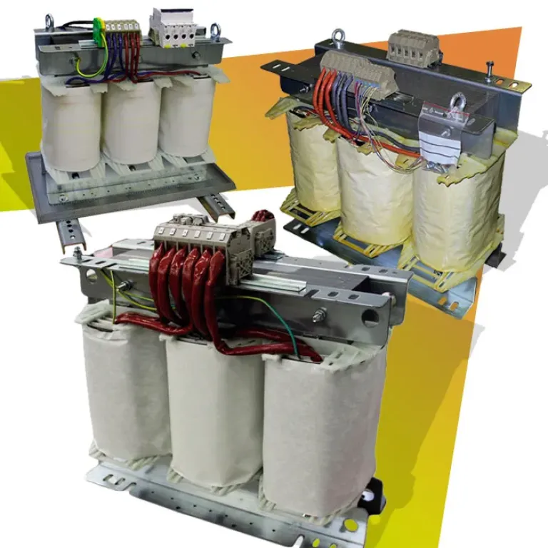 Transformateurs basse tension triphasés